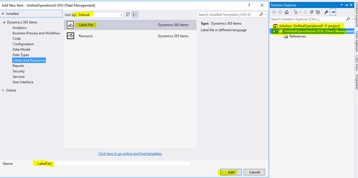 Microsoft Dynamics Products Tips and News!: How to create a label in ...