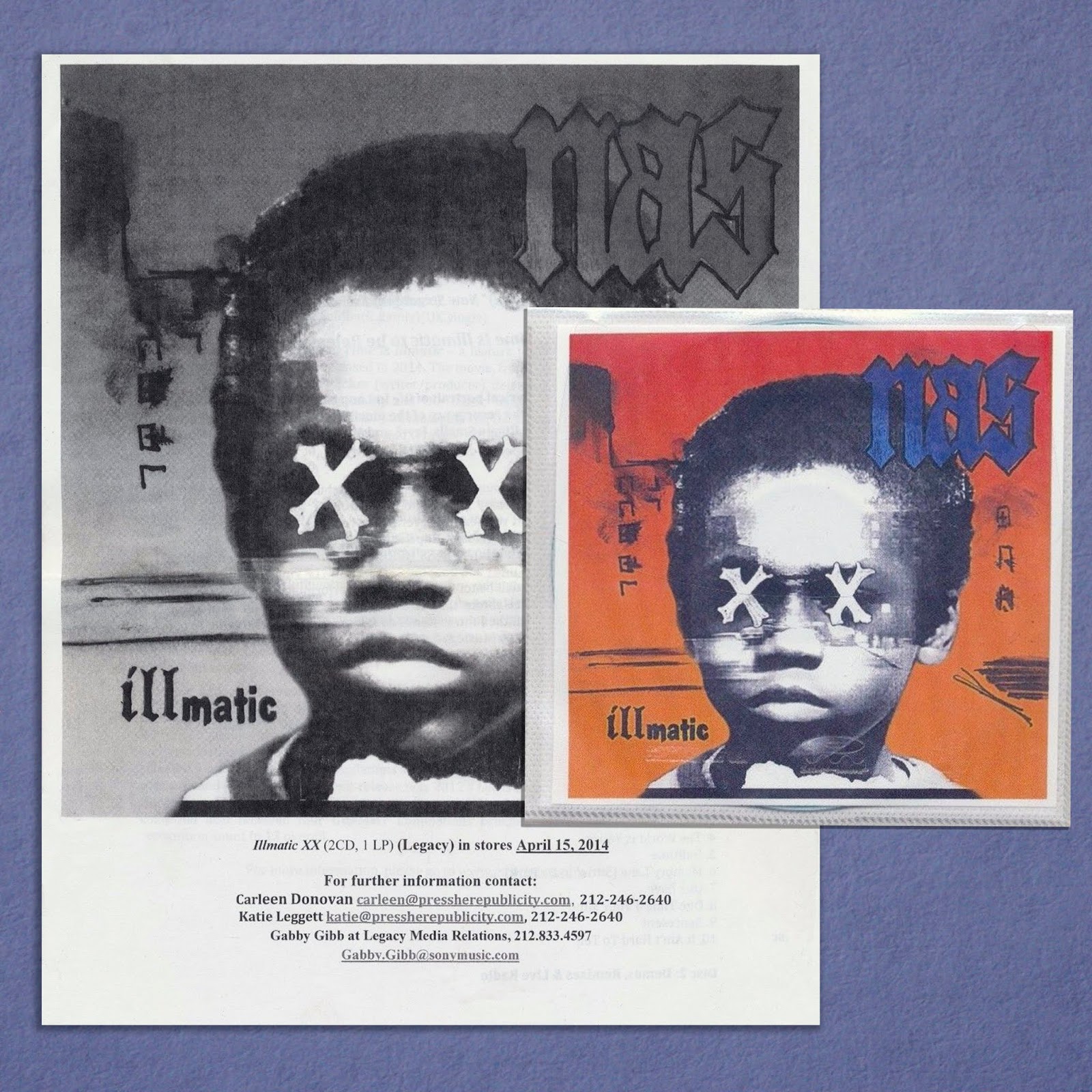 Hip-Hop Nostalgia: Some Promo Pieces of Nas From My IG