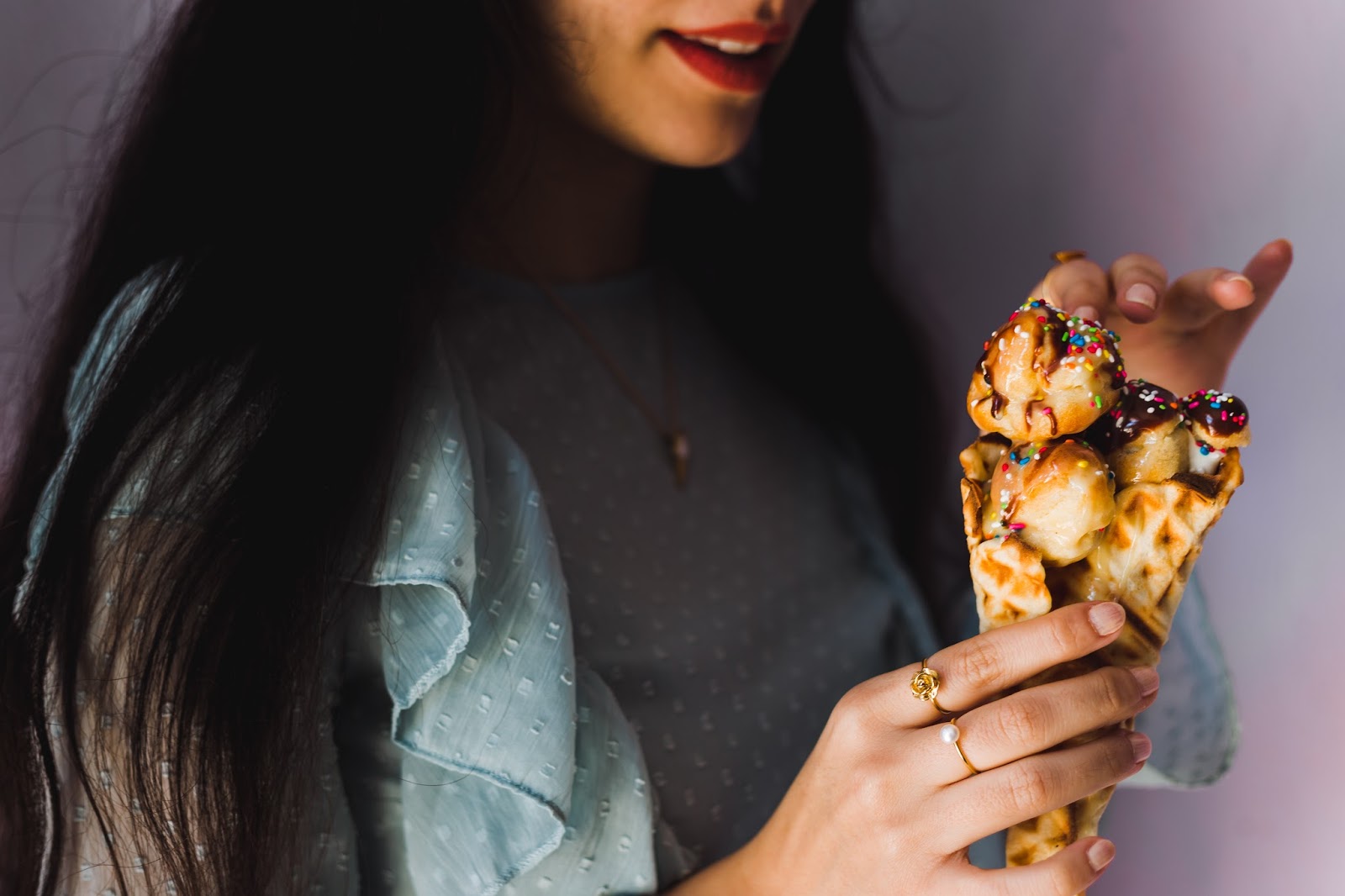 Bake | Profiteroles in an ice-cream cone x Art of π | OH MY DEER