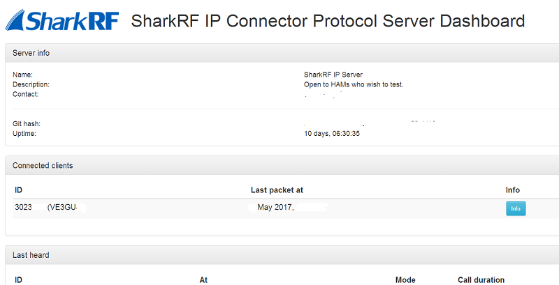 SharkRF openSPOT Tutorial hELP: SharkRF IP Connector Protocol server