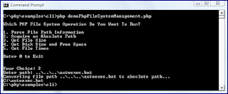 Inspired by Actual Events: File System Management with PHP