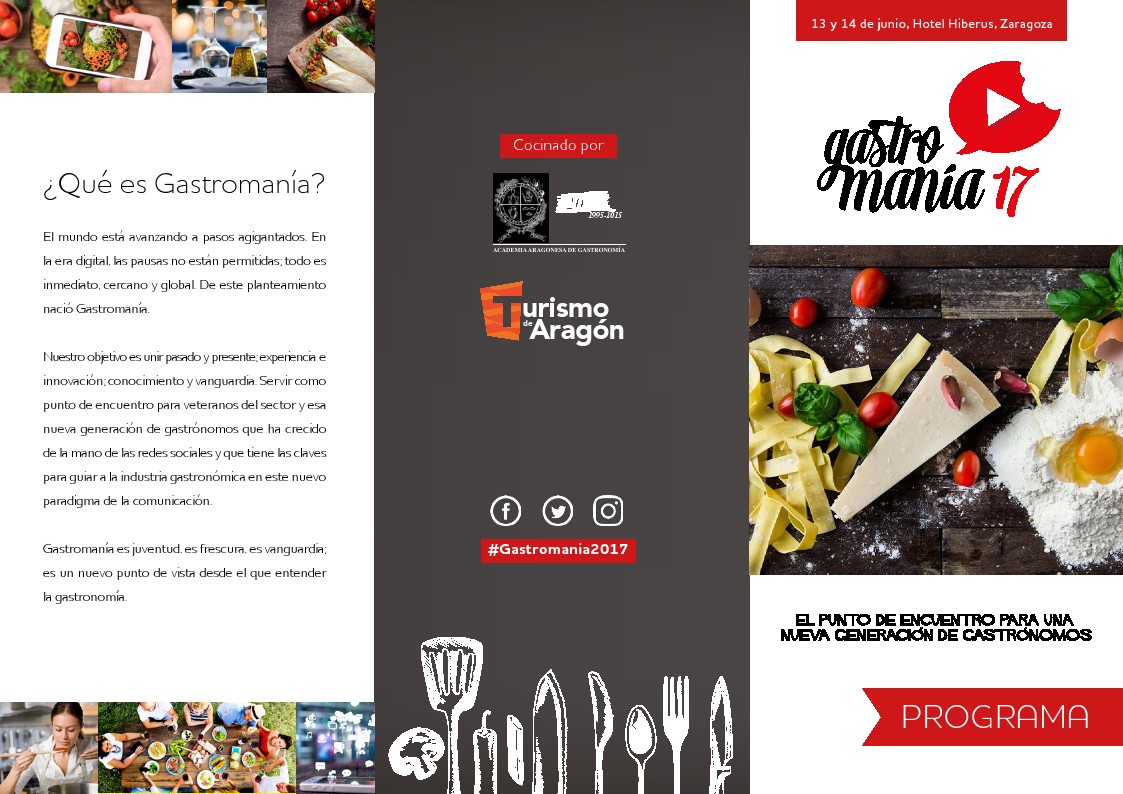 GASTRONOMÍA EN ZARAGOZA: GASTROMANIA 2017
