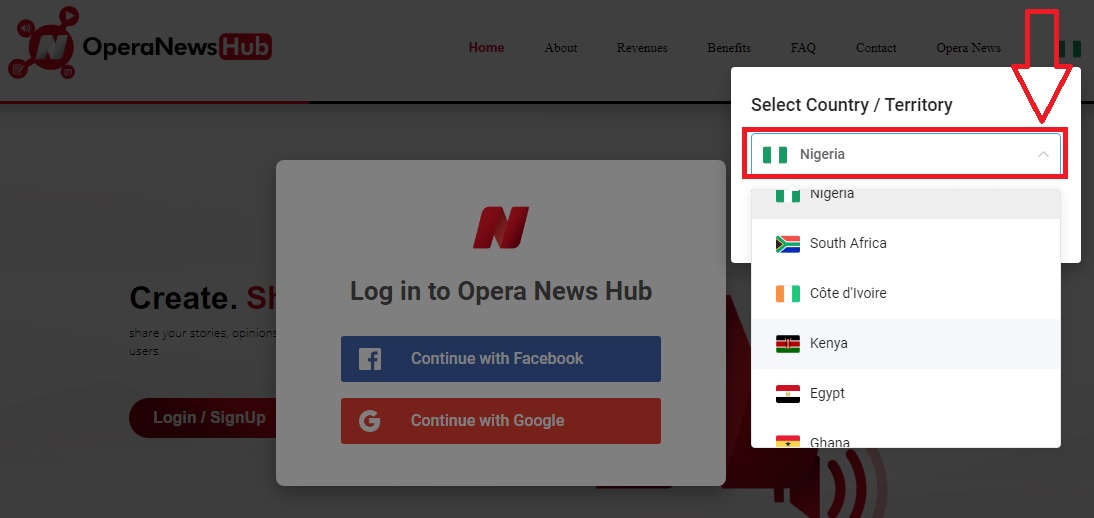 How To Sign Up And Create An Account And Register For Opera News Hub