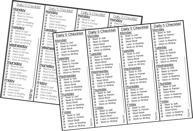 Editable Station Checklists! - The Teacher Talk