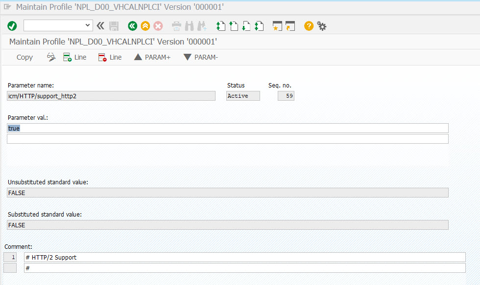 SAP ABAP Central: Activate HTTP/2 on AS ABAP 752 SP01 Dev Edition