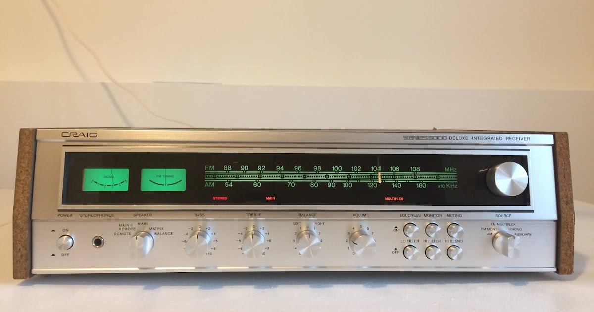 Oleg's Vintage Audio: Craig 5502 Receiver Restoration