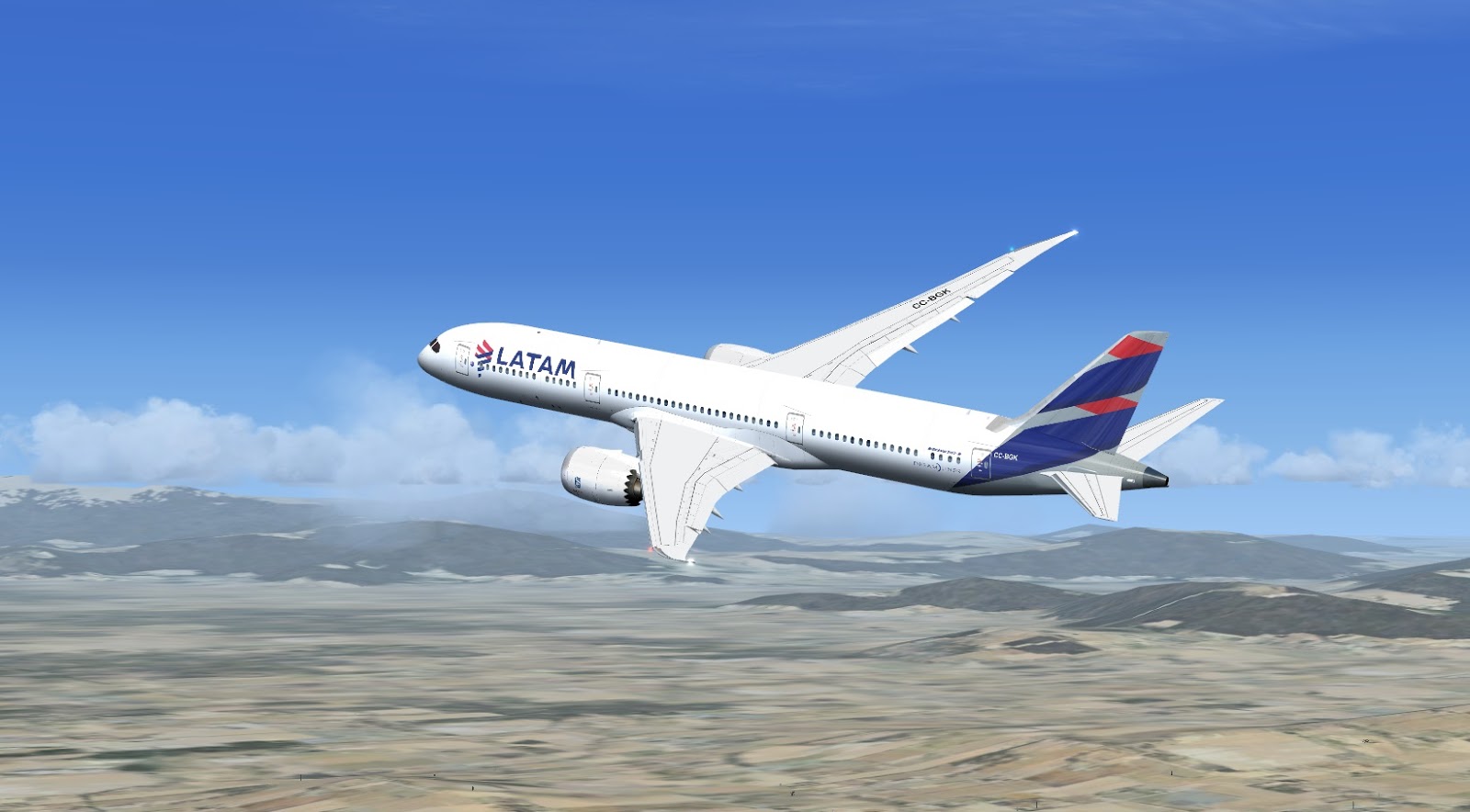 Aviação Arte: Boeing 787-9 Dreamliner Latam Chile TDS