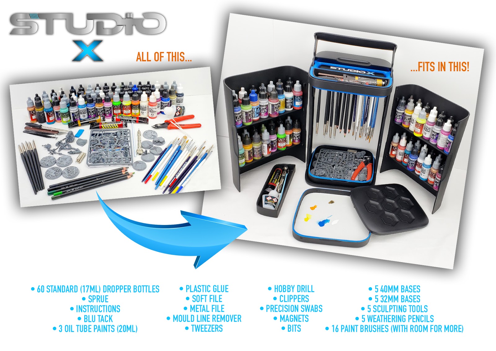 Studio X Mobile Miniature Painting Studio - Faeit 212