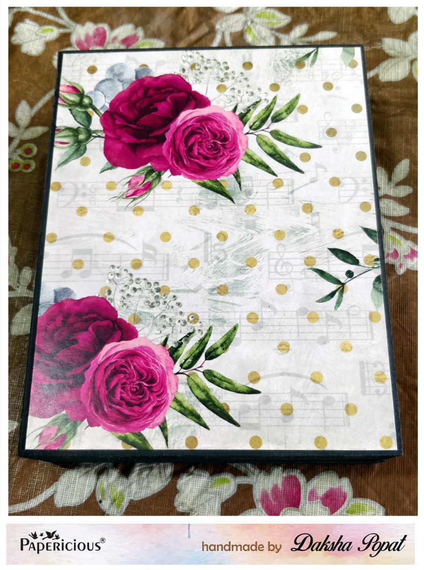 Shadow book box with mini according album