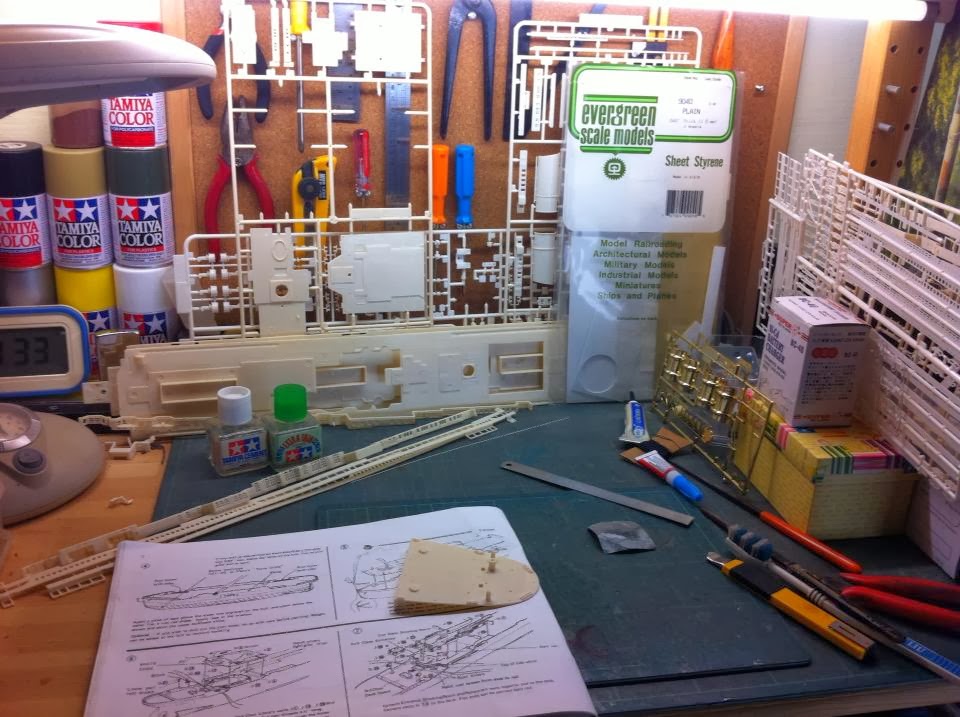 Kitter's Scale Models: My Worktable aka Modelling Desk.