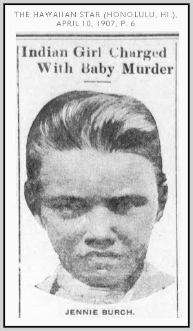 Unknown Gender History: Jennie Burch, 14-Year-Old Murderess – Carmel ...