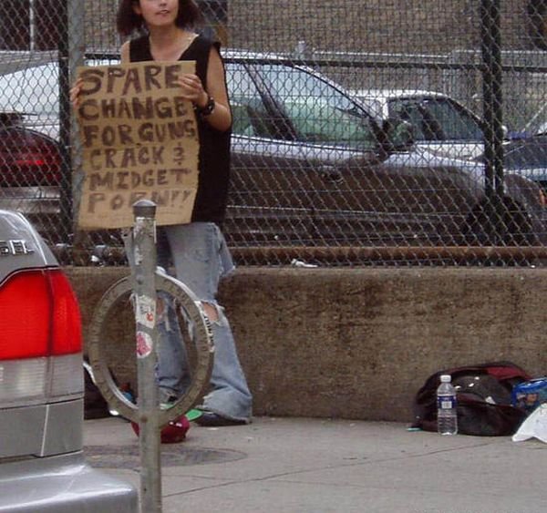 Nice Images | Wallpaper: 40 Creative Beggars Signs