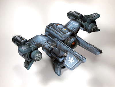 Nature Scenes Wallpaper: Starcraft II - Wraith Papercraft