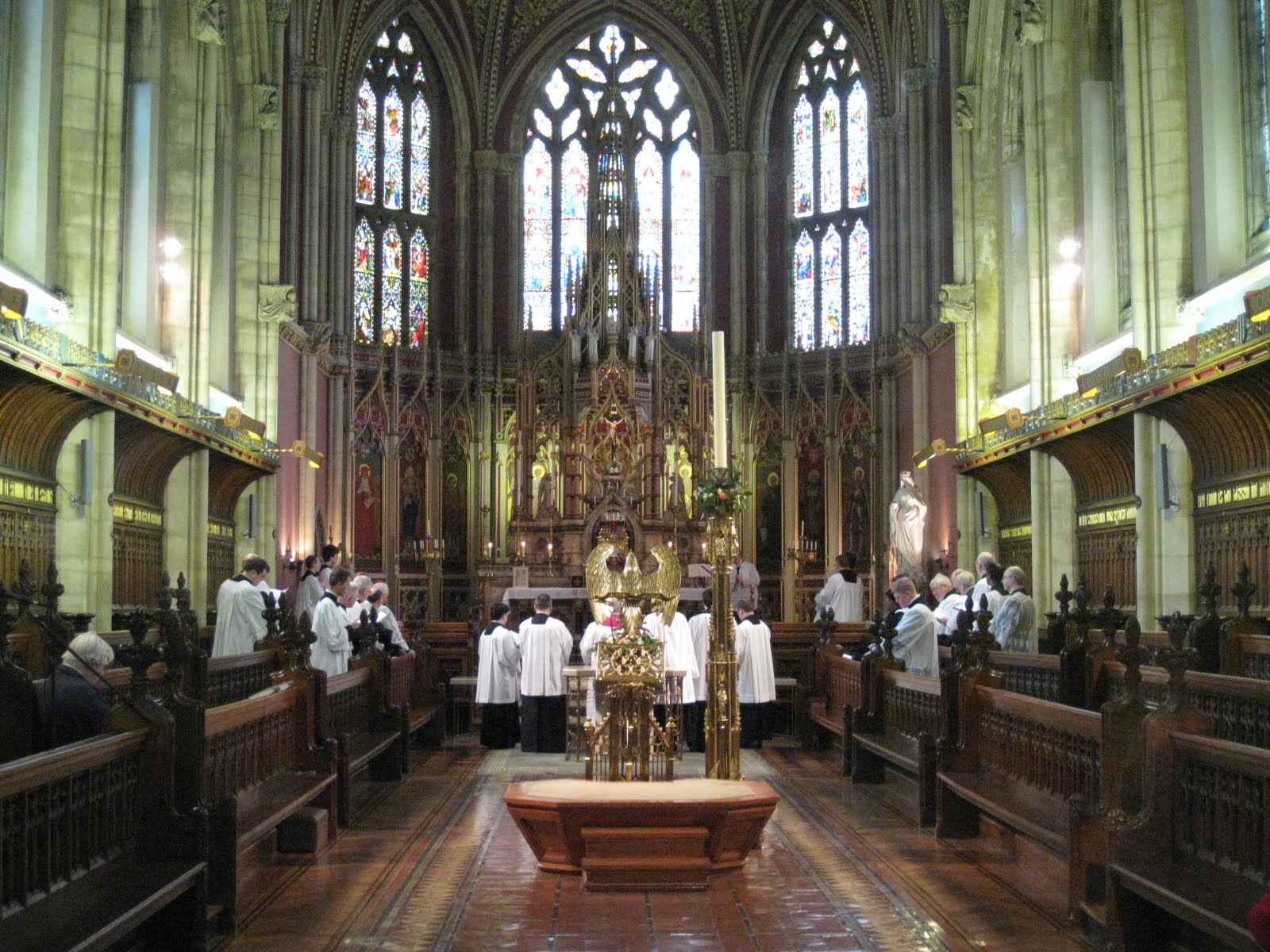 ZEPHYRINUS.: Mass In Saint Cuthbert's Chapel, Ushaw College, Durham ...