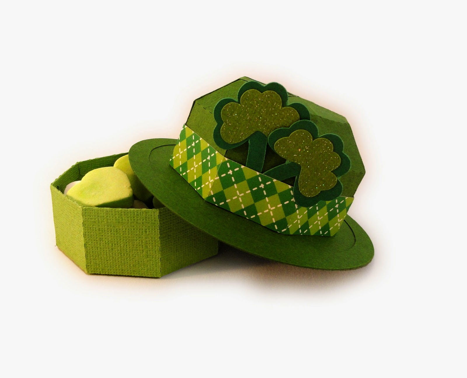 Needles 'n' Knowledge: Mini St. Patrick's Day Bowler Hat Favor Box