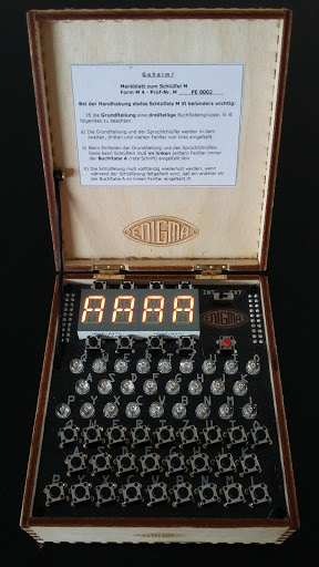 Arduino Enigma Machine Simulator : The listing for Pico Enigma PE0002 is live.