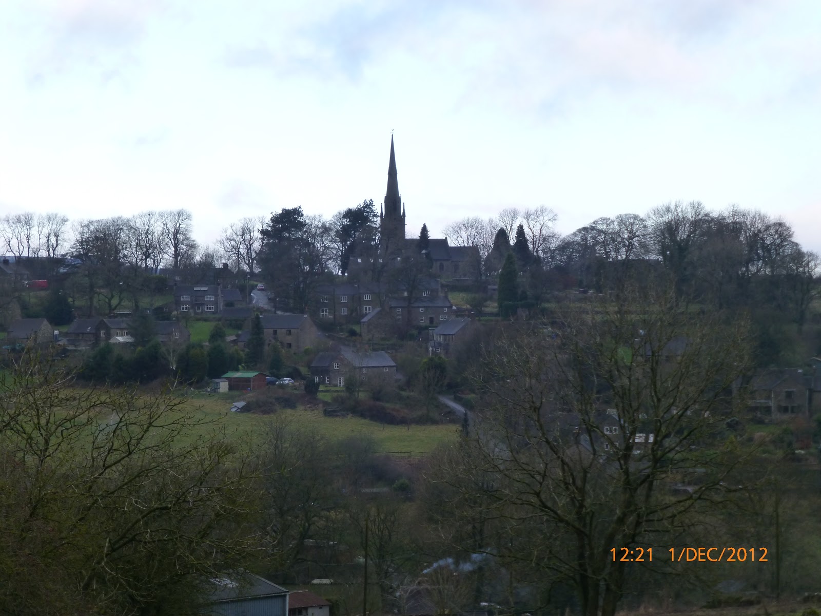Harris Hikers: Grindon, Butterton and Onecote 1st December 2012