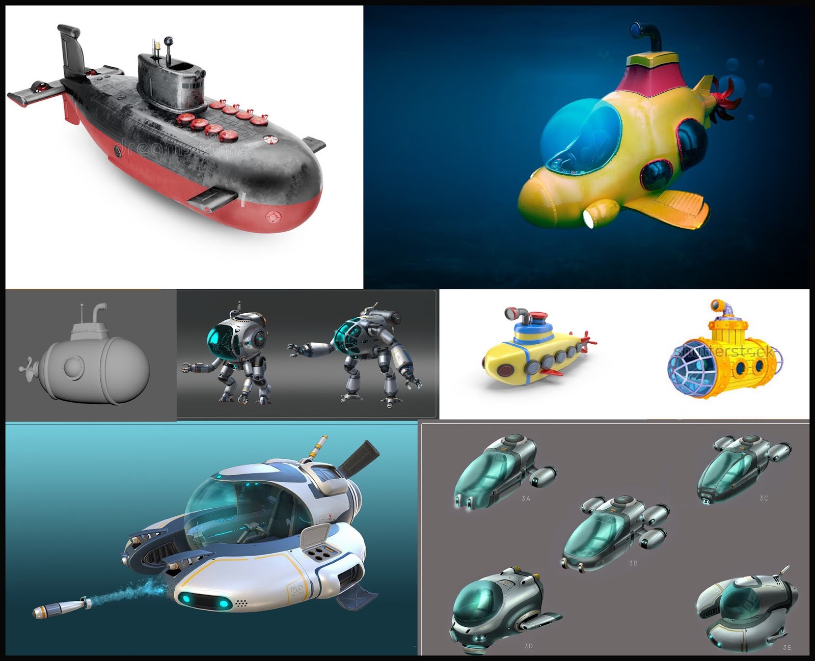 INFOGEOMETRÍA: MINI-SUB CONCEPT DESIGN