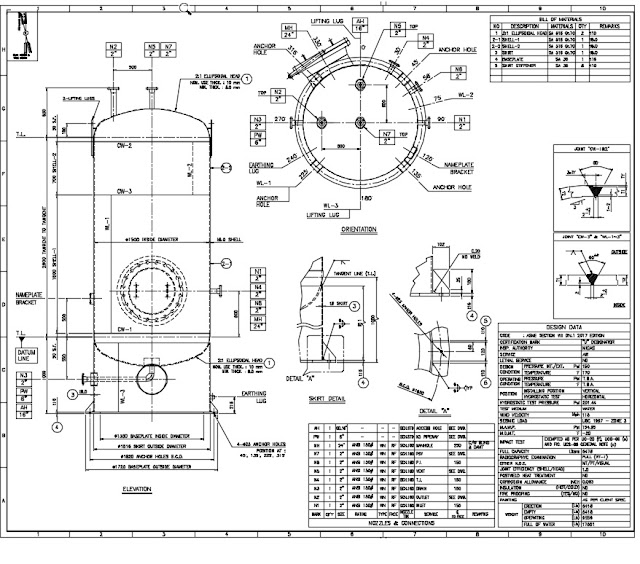Detail Drawing Air Receiver