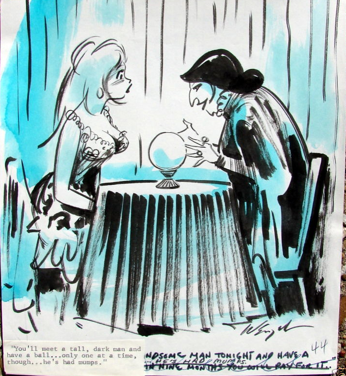 PIN-UP CARTOONS VINTAGE COMICS: Cartoons by Men’s Magazine artist Bill ...