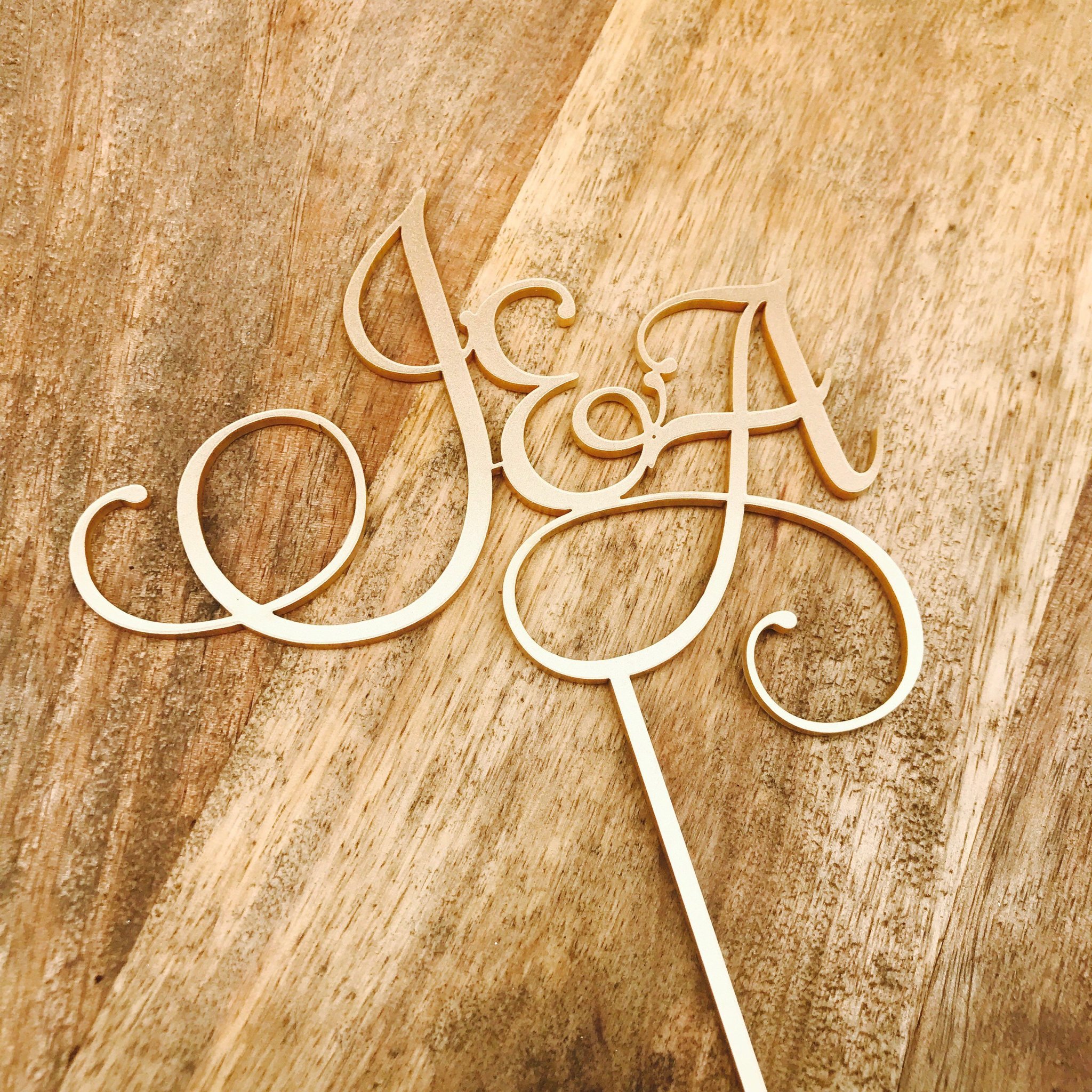 Letter Wedding Cake Toppers - Birthday Letter