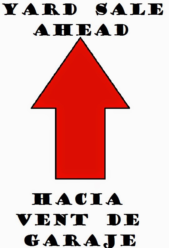 Life in ENGSPANOL: Free Printable: English/Spanish Bilingual Yard Sale ...