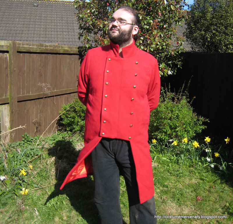 The Costume Mercenary: Wool Coat Prototypes: Red Military, Triple-Caped ...