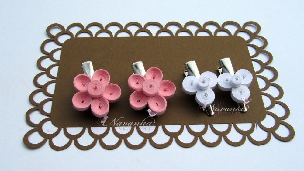 Craft Ideas for all: Feature Friday - Paper Quilling Hair Pins from our ...