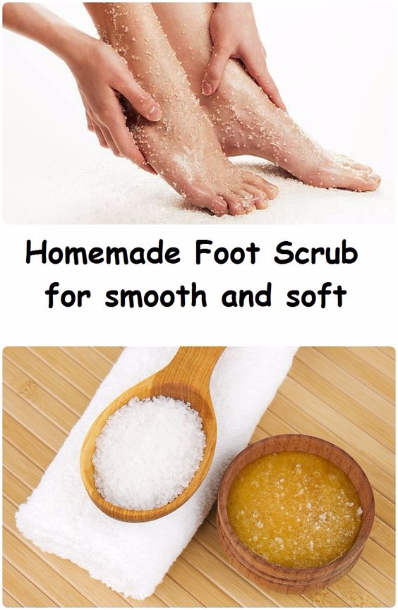 Homemade Foot Scrub For Smooth And Soft Healthylife