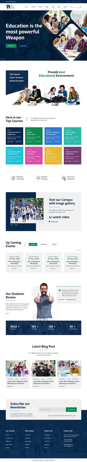 Edumate - Education HTML Template - Download New Themes