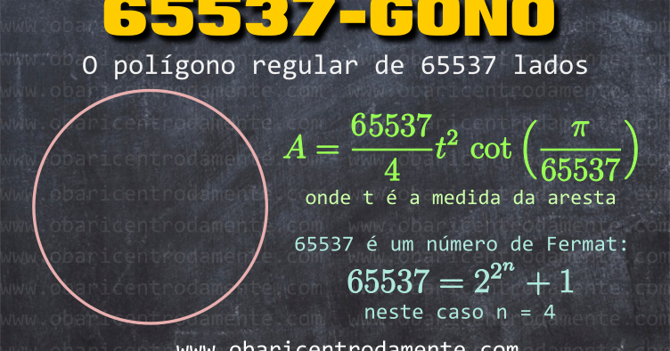 65537-gono: o polígono de 65537 lados construtível com régua e compasso ...