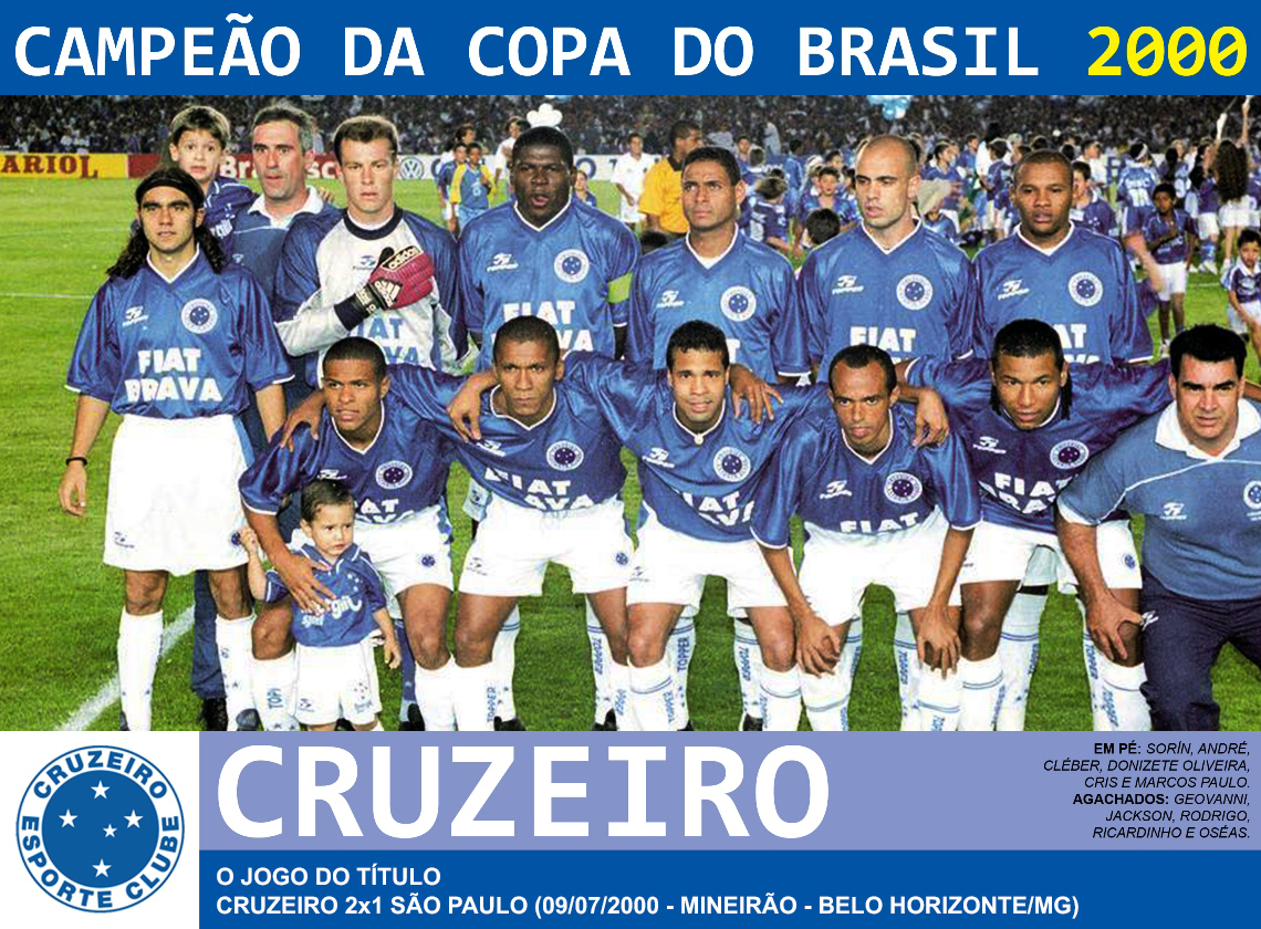 Edição dos Campeões: Cruzeiro Campeão da Copa do Brasil 2000
