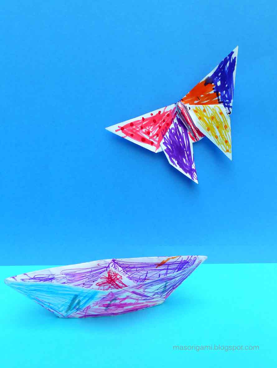 mas origami: Origami con niños