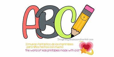 Moldes de letras para imprimir 💯 y recortar grandes (Nuevas)-Colorear ...