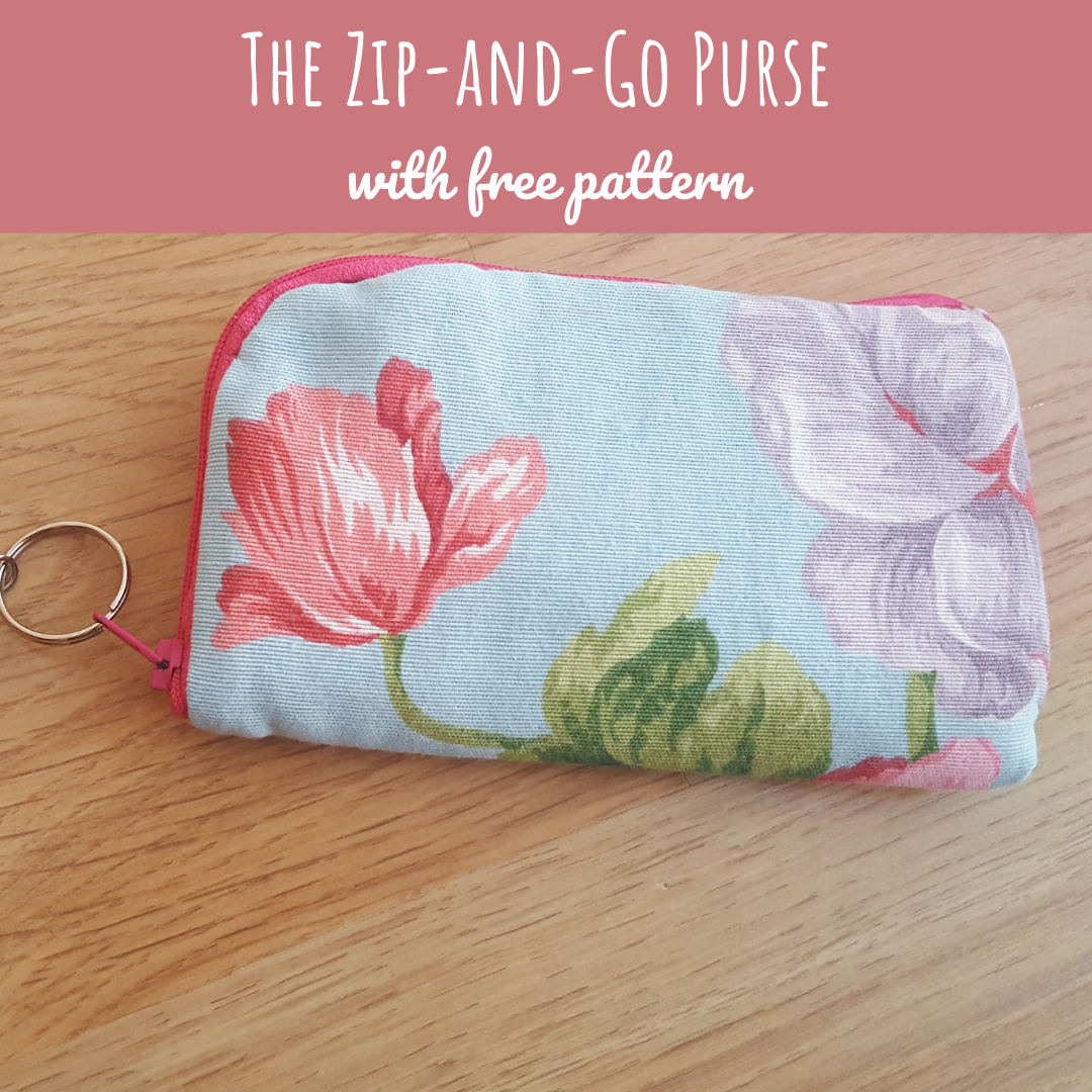 The Zip-and-Go Purse - with free pattern |Keeping it Real