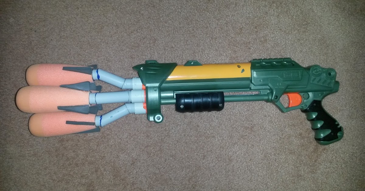 Outback Nerf: Mod: Quad Rocket Lanard Shotgun
