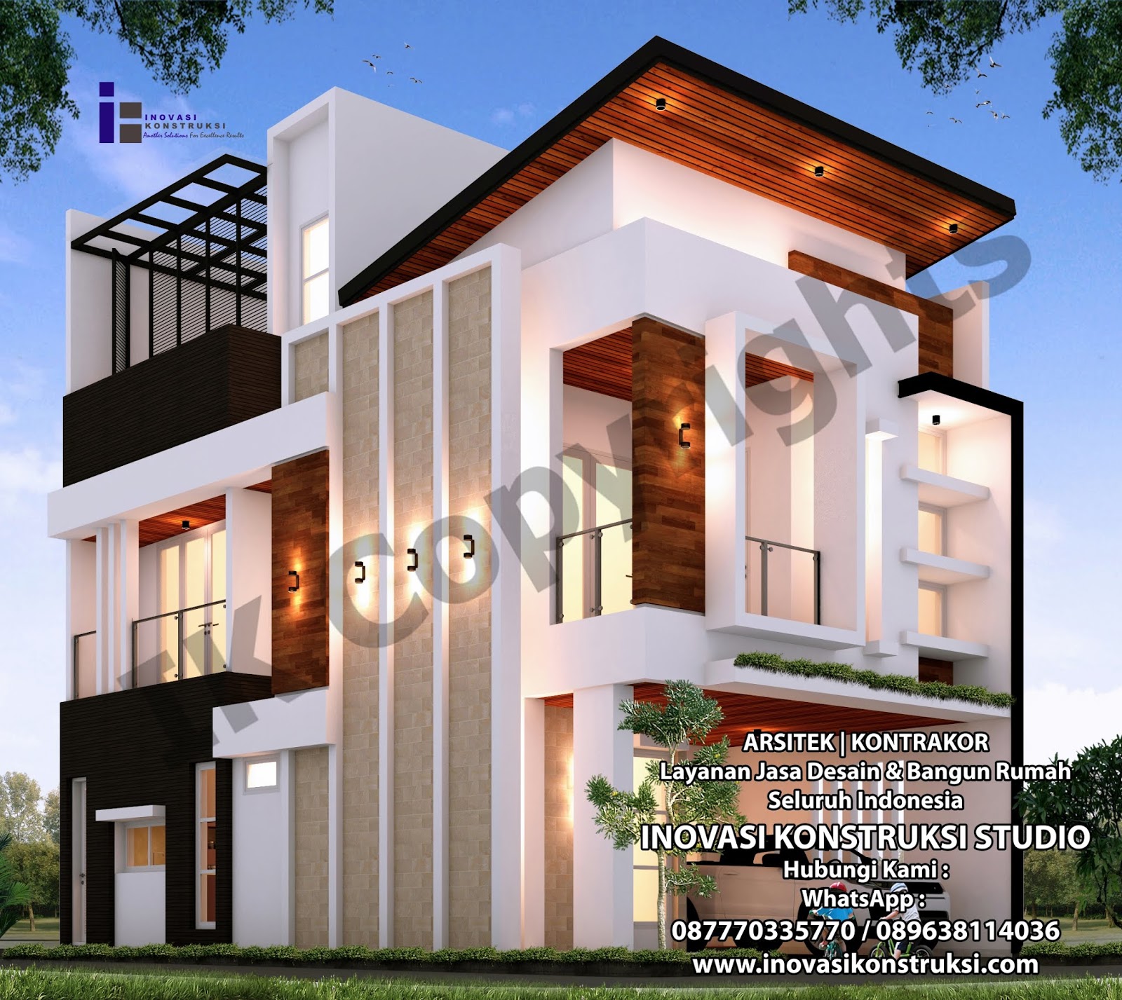 Desain Rumah Ibu Mia di Bekasi - Inovasi Konstruksi