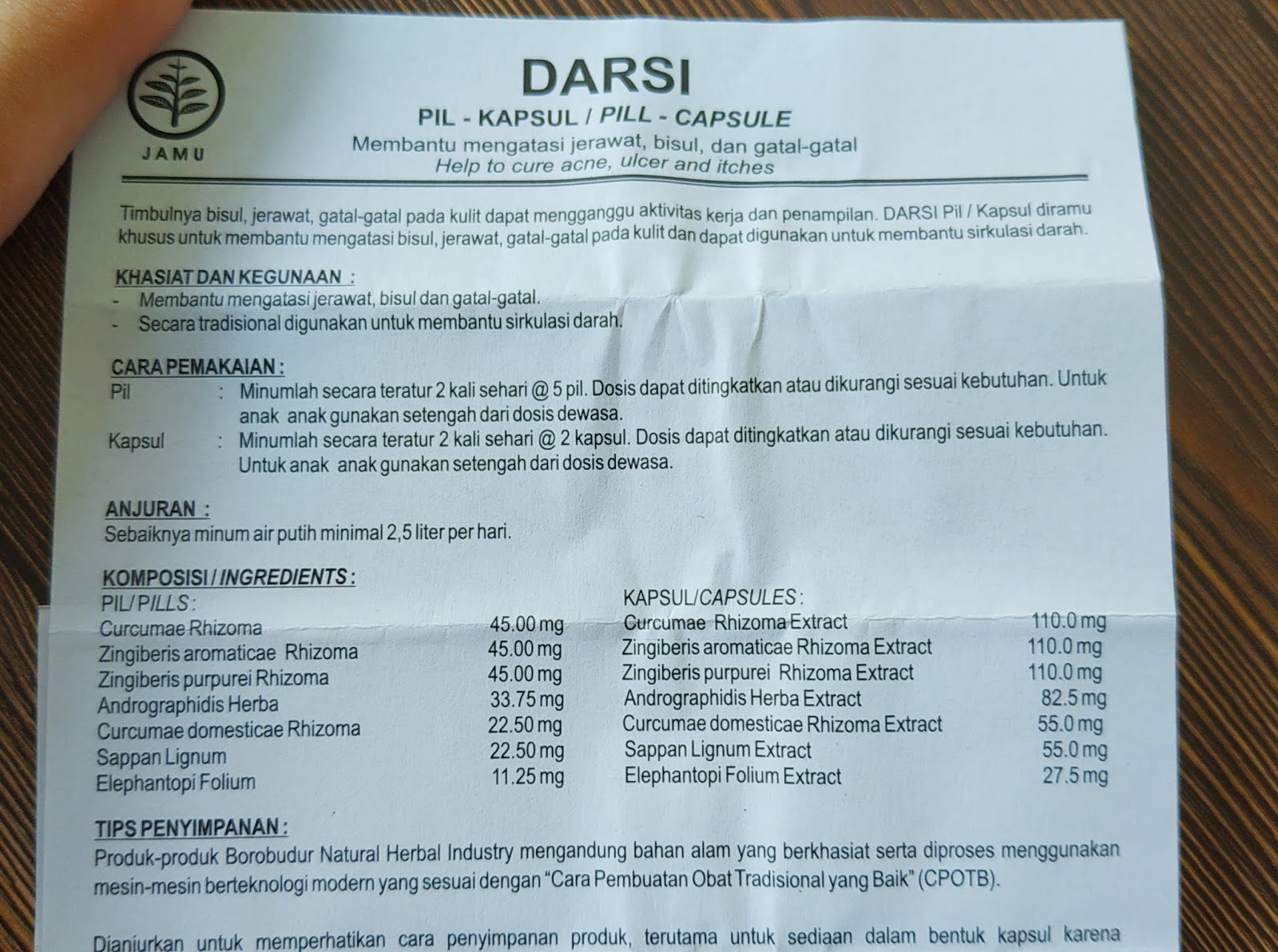 Review Kapsul Darsi