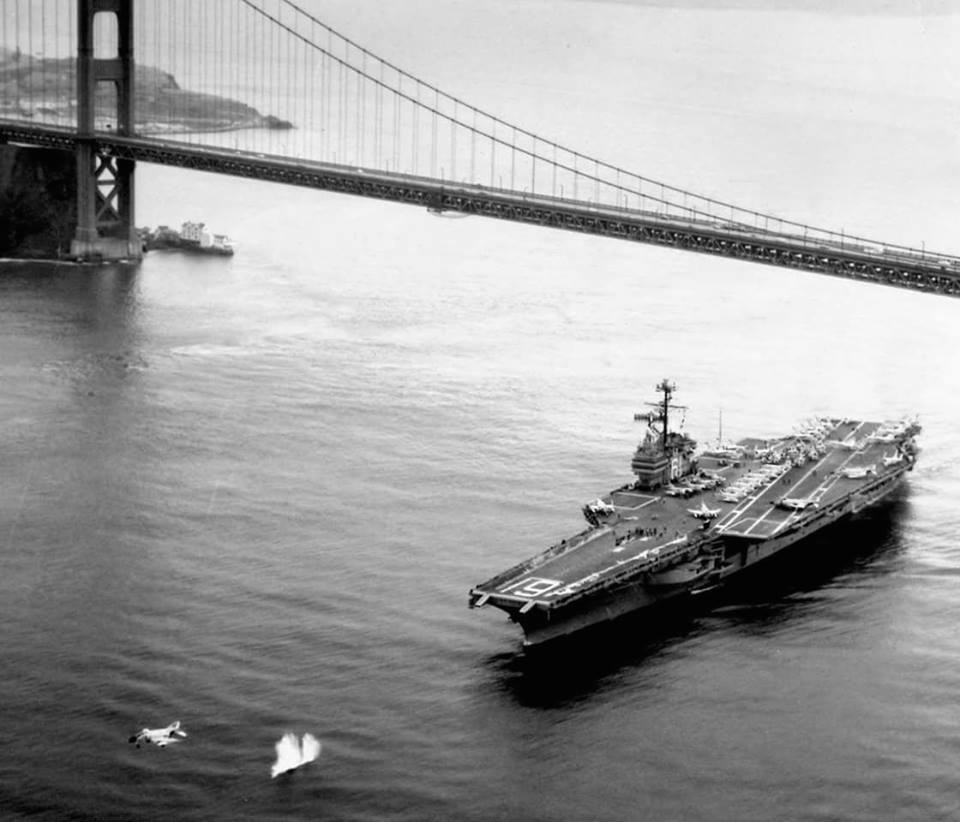 U.S. Navy Aircraft History: F-4 Flying Under the Golden Gate Bridge