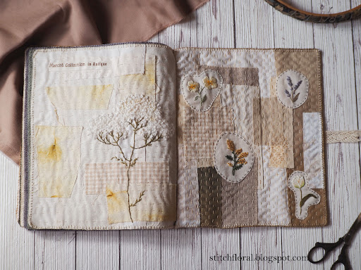 My second embroidery journal is complete! - Stitch Floral
