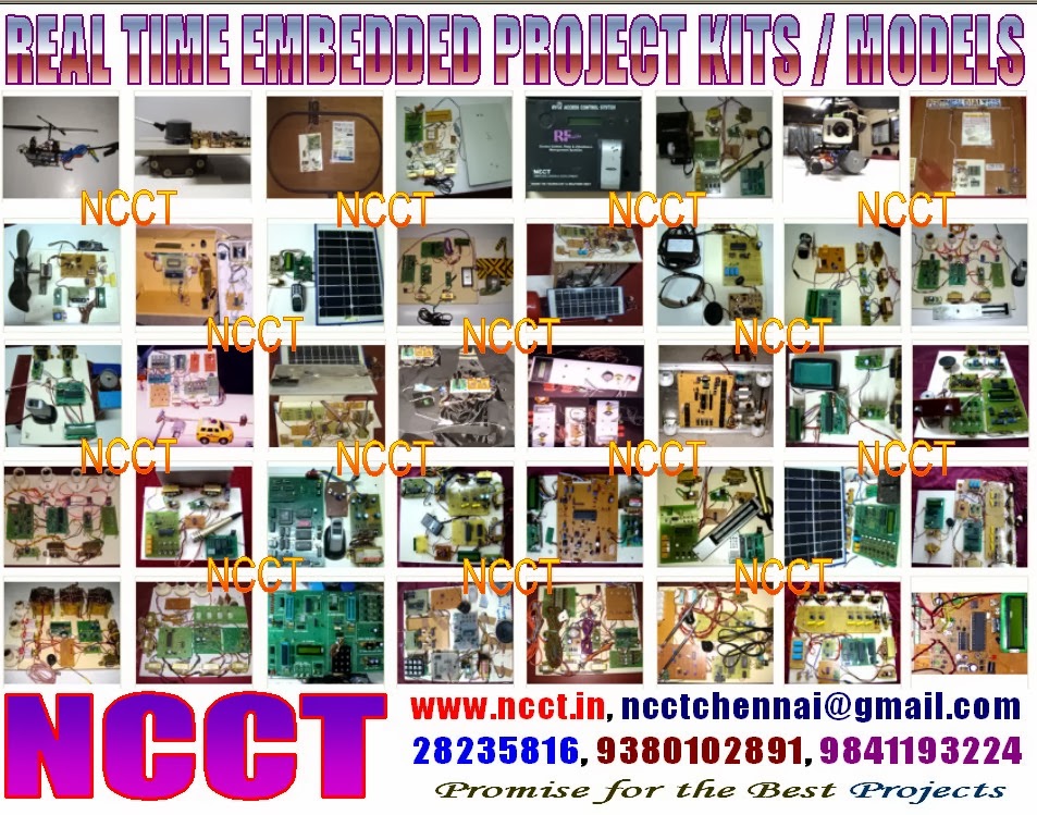 NCCT - PROJECT IMAGE GALLERY: Embedded Hardware Project Kits ...