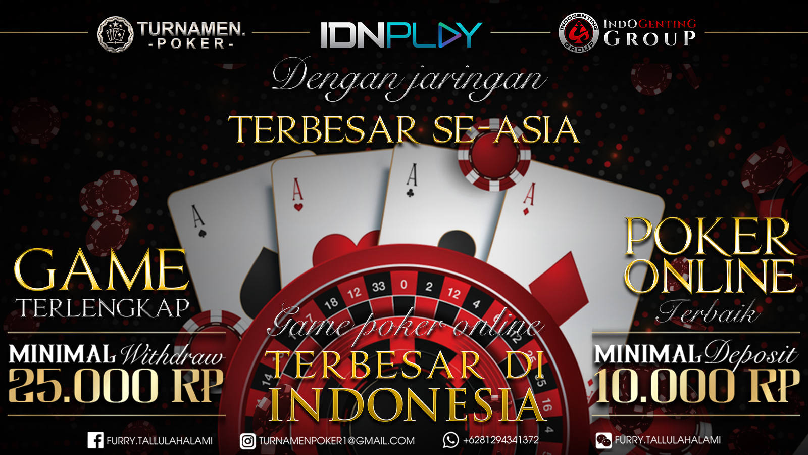 Turnamen Poker Online : Situs Daftar Agen Judi Poker Online Indonesia Terpercaya