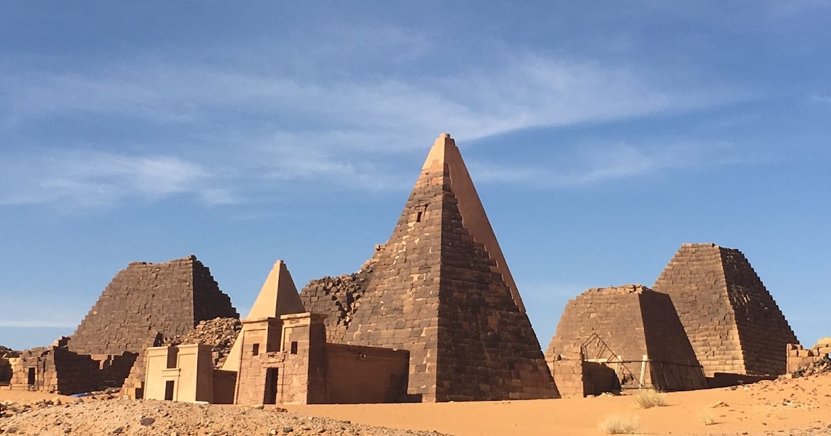 The Pyramids of Meroe, Sudan