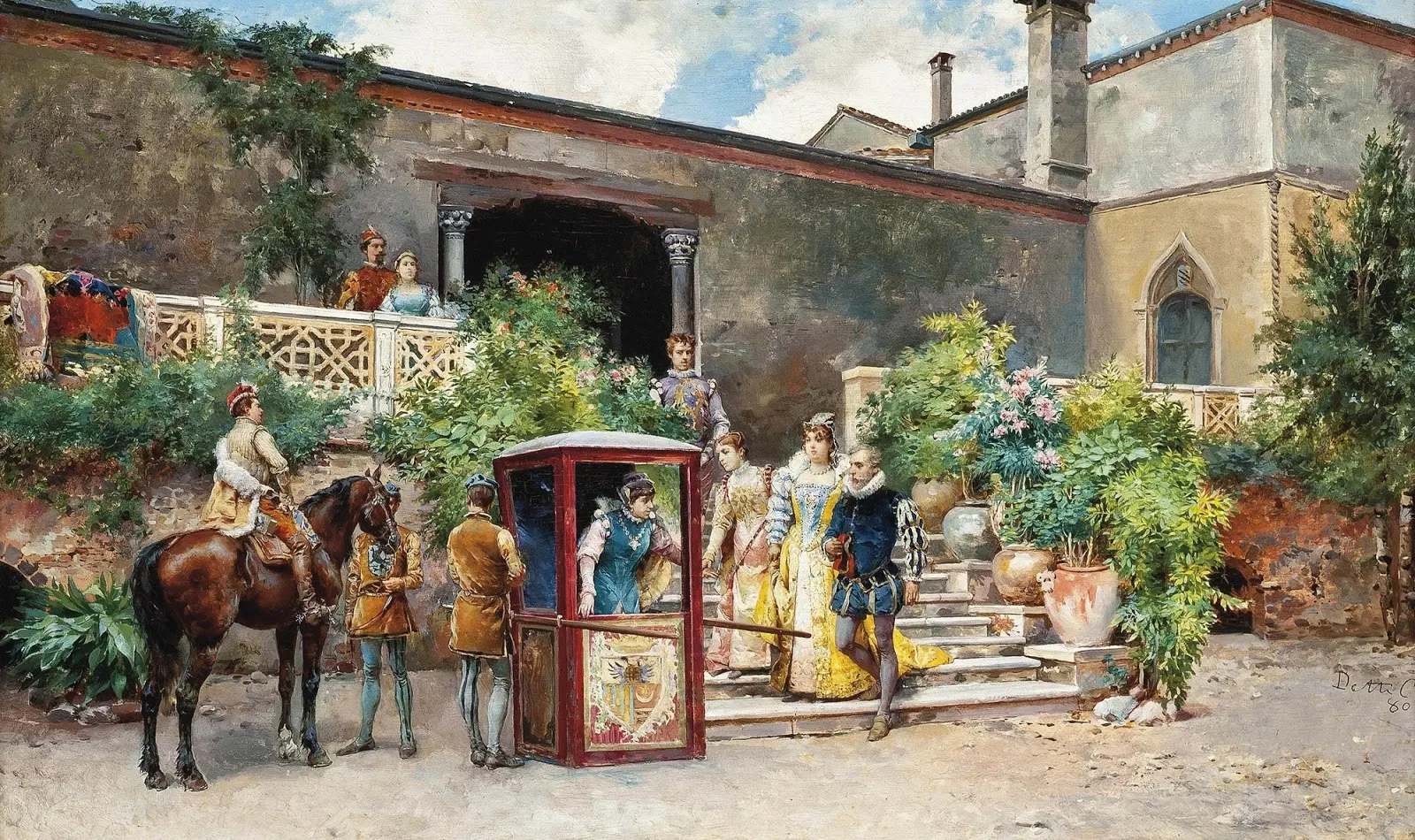 Cesare-Auguste Detti (Italian, 1847-1914) | Tutt'Art@ | Masterpieces
