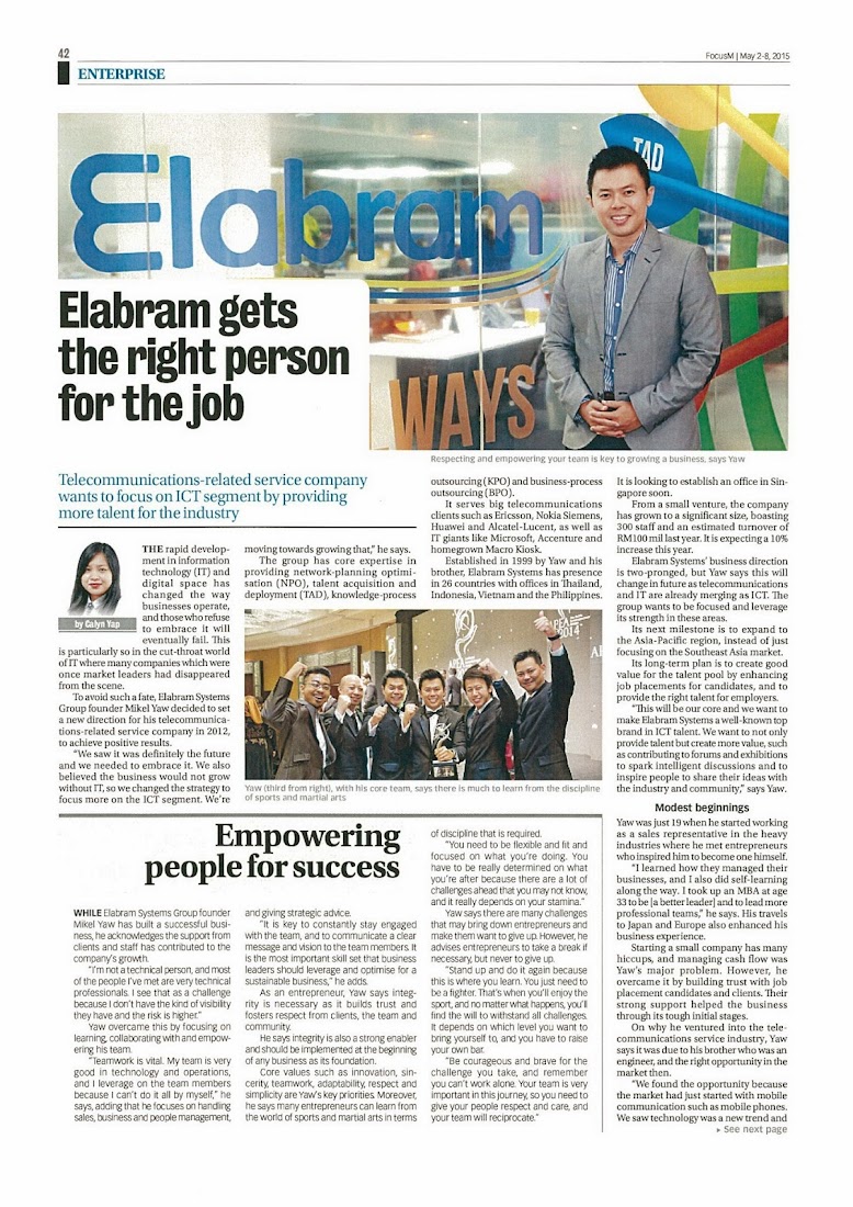 Elabram Systems Thailand: เอลาแบรม ซิสเต็ม กรุ๊ป เจาะตลาดแรงงานเพื่อจัด ...