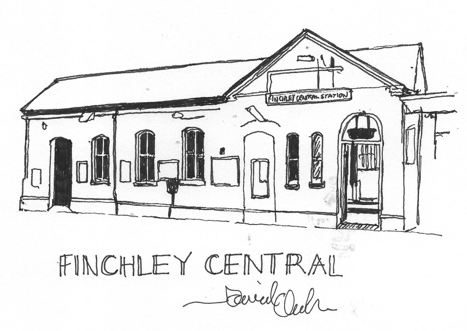 South Wales Urban Sketcher: Northern Line Section Two: High Barnet to ...