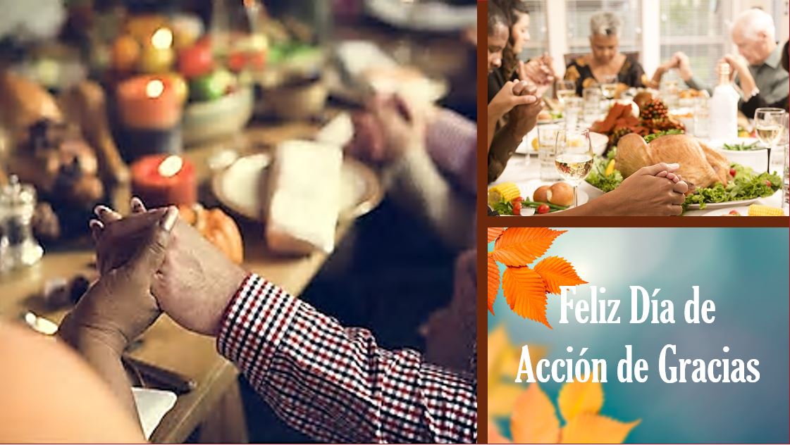 ¡FELIZ DIA DE ACCION DE GRACIAS!
