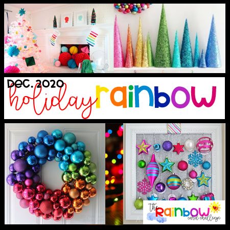 Creative Em: #24 Holiday Rainbow at Rainbow Card Challenge