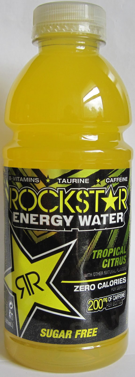 Caffeine King: Rockstar Tropical Citrus Energy Water Review