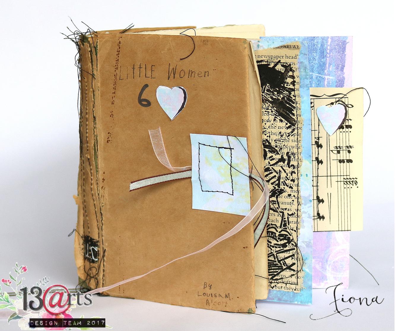 13 arts: Handmade Journal by Fiona